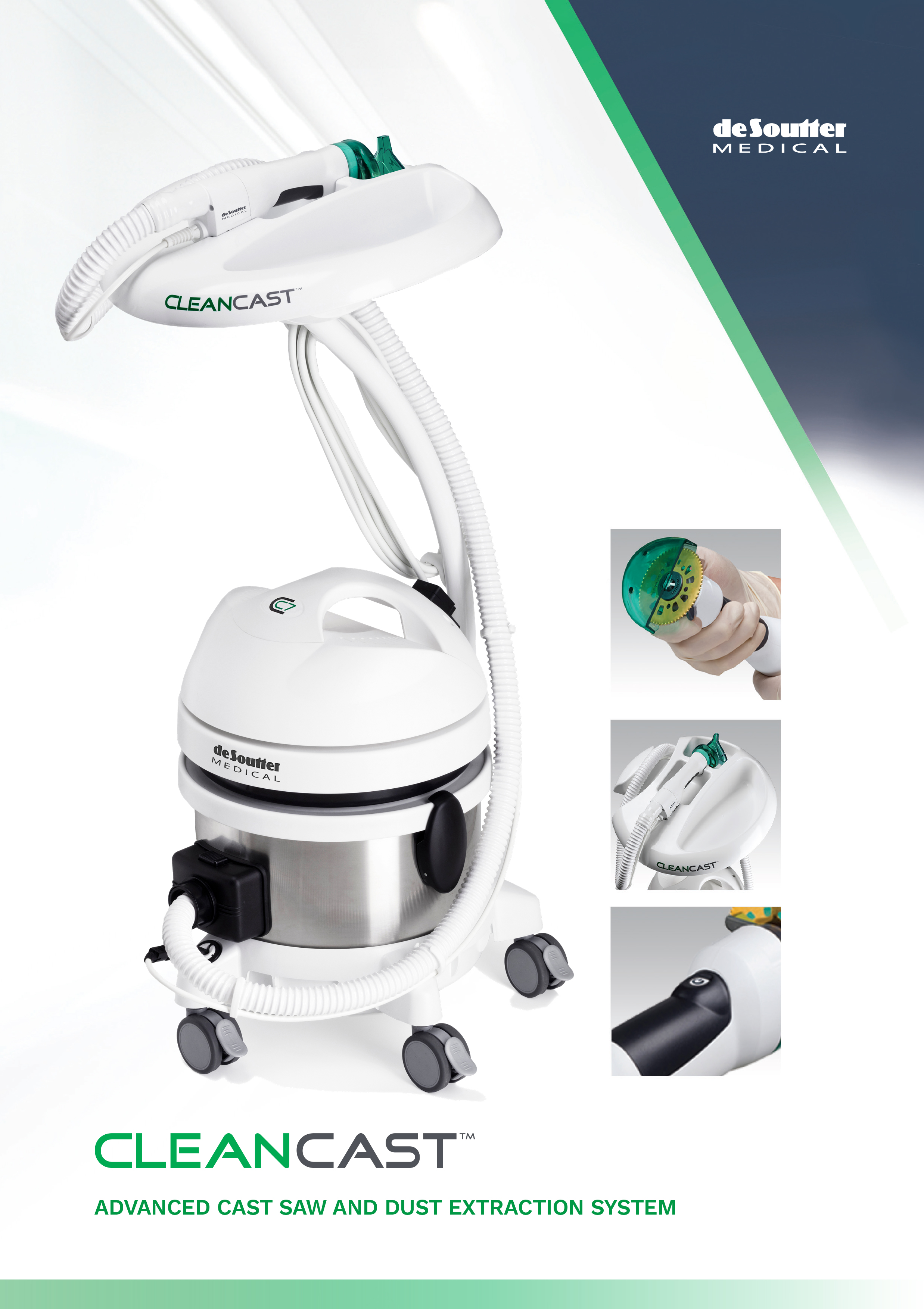 CC7 system - CleanCast - Electric - Cast Saw - Products | deSoutter Medical